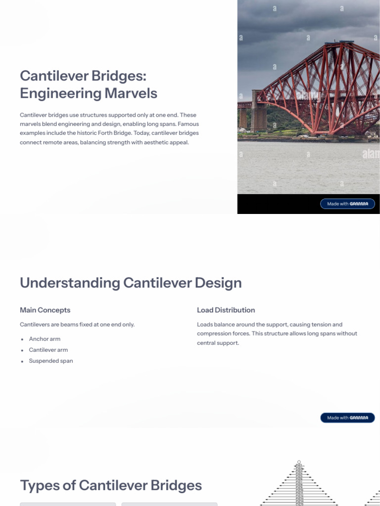 Cantilever Bridges: Design, Types, and Future | PDF | Bridge ...