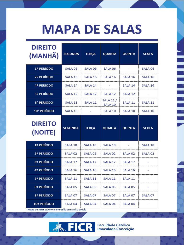 Ficr Mapa de Salas 2024.2 VF-1 | PDF