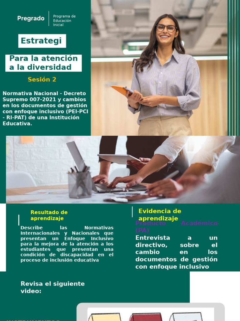 Sesion 2 - Estrat. Aten. Divers. | PDF | Plan de estudios | Inclusión ...