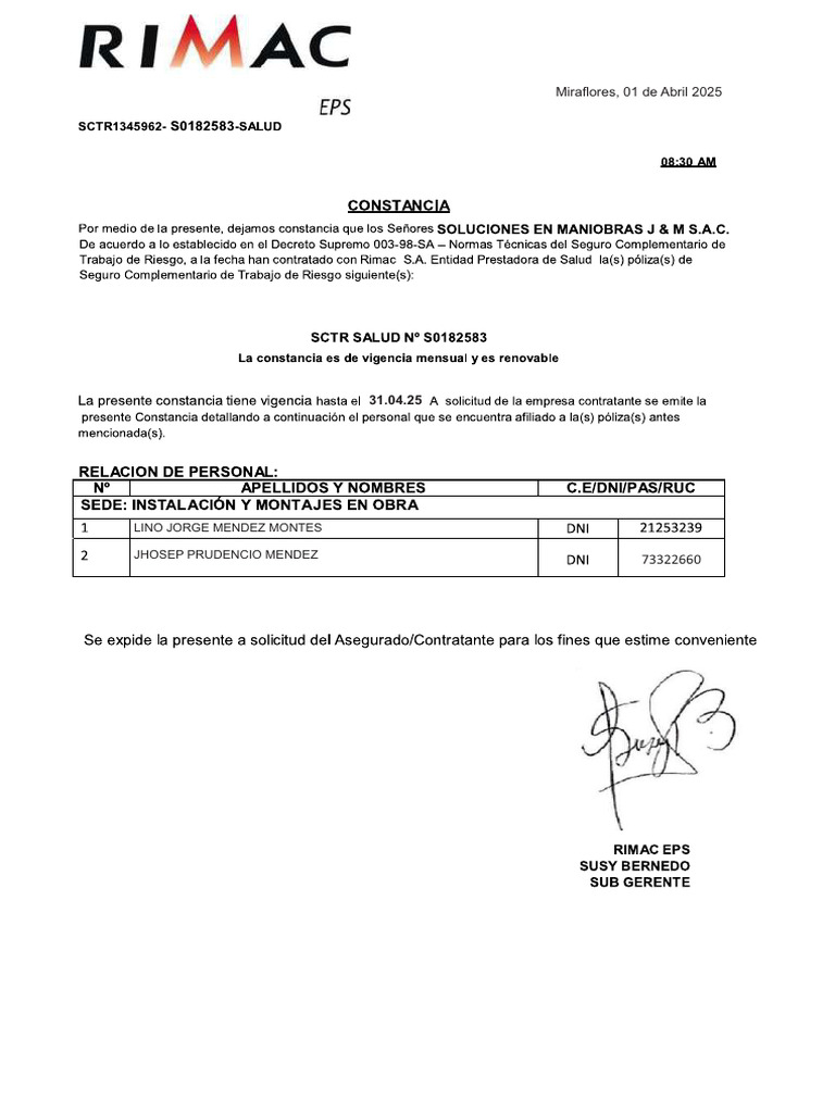 SCTR 2025-Abrl - 002 | PDF