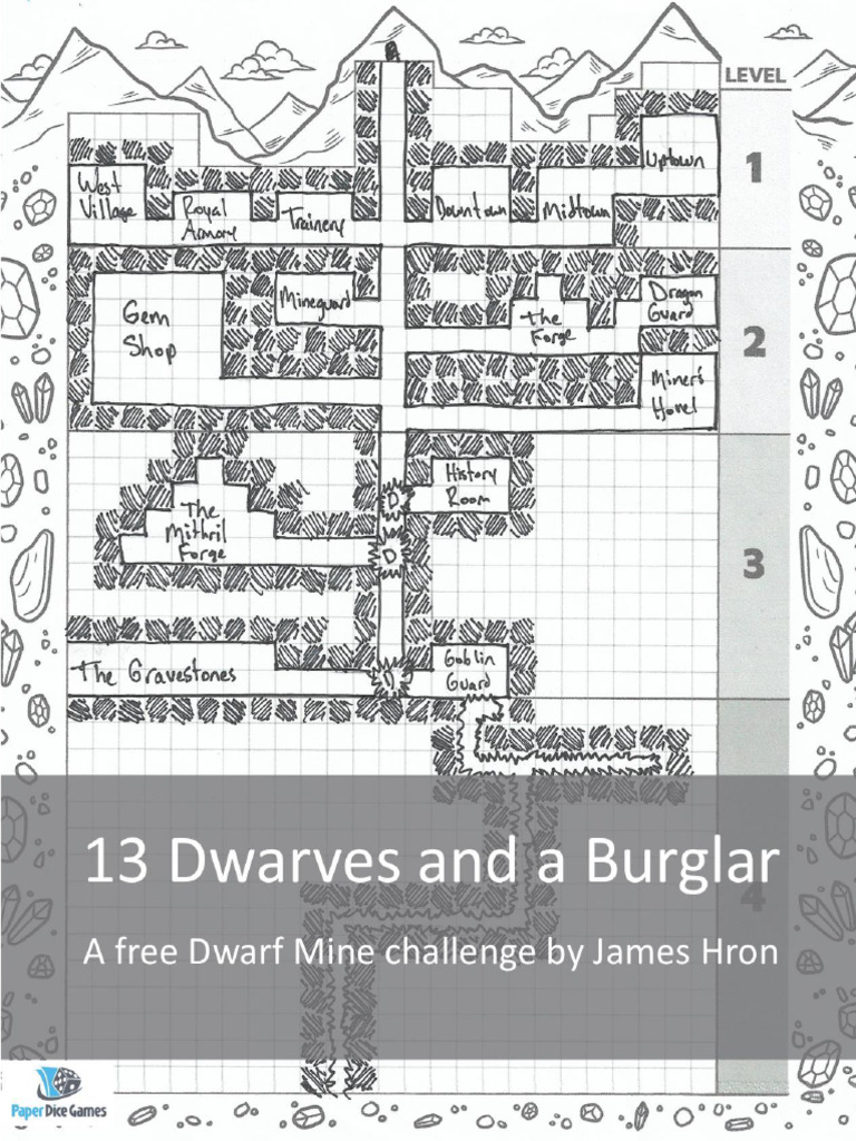 13 Dwarves and A Burglar | PDF | Dwarf (Dungeons & Dragons) | Gaming