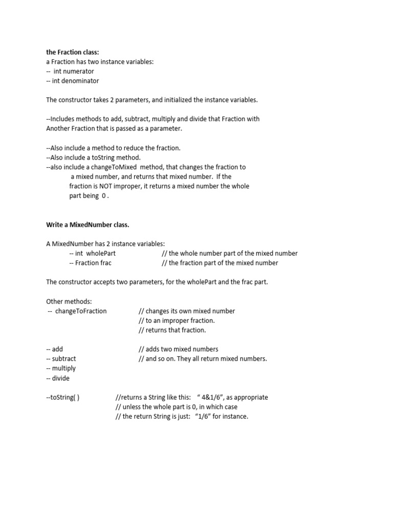 Fractions and Mixed Numbers | PDF