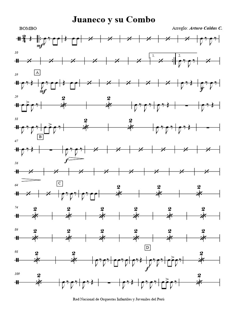 JUANECO Y SU COMBO - Percussion 2 | PDF