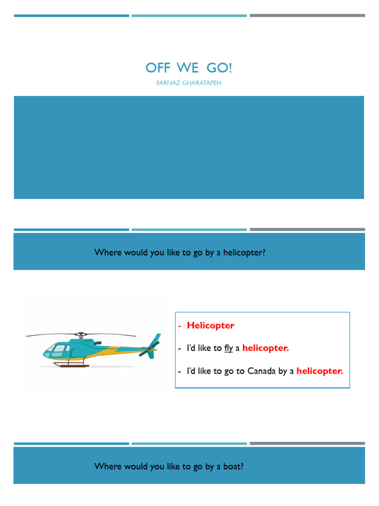 Travel Preferences by Vehicle | PDF
