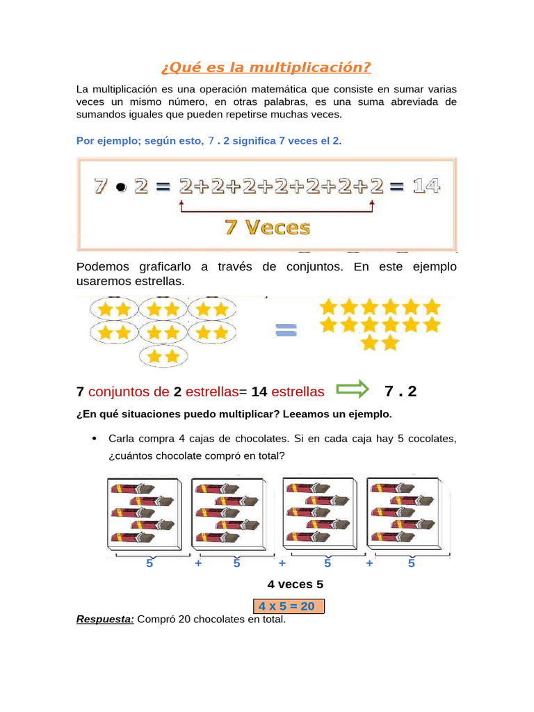 Multiplicación y Divisiones 6to Grado | PDF | Multiplicación | Álgebra ...