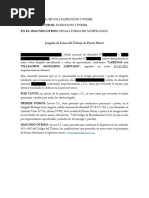 Modelo Escrito Revoca y Confiere Poder | PDF