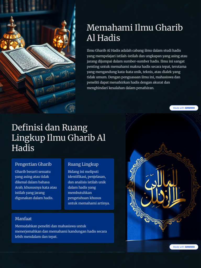 Memahami Ilmu Gharib Al Hadis | PDF