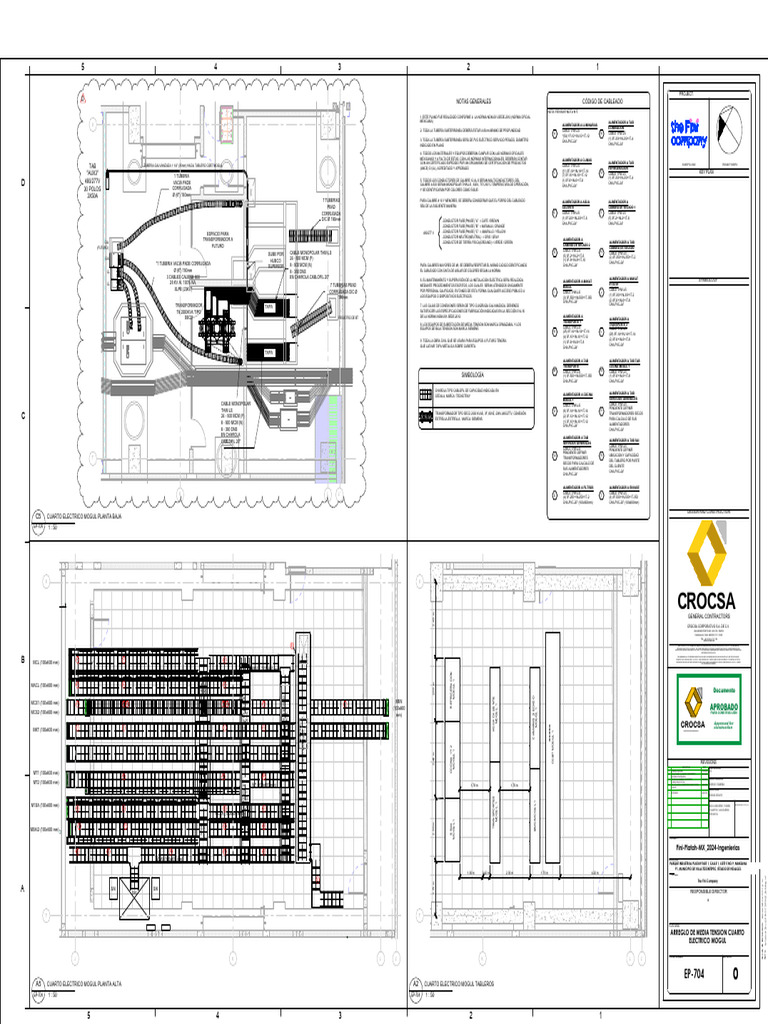 Fini-Ep-704 - D Arreglo de Media Tension Cuarto Electrico Mogul | PDF ...
