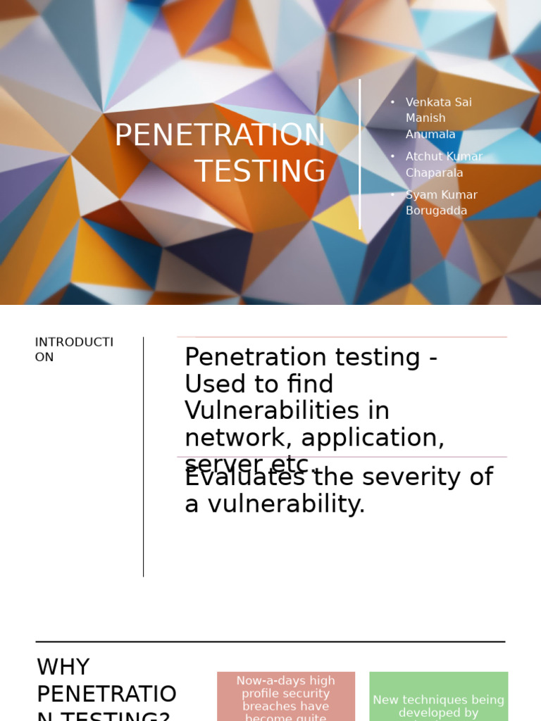 Penetration Testing - Week 4 | PDF | Penetration Test | Security ...