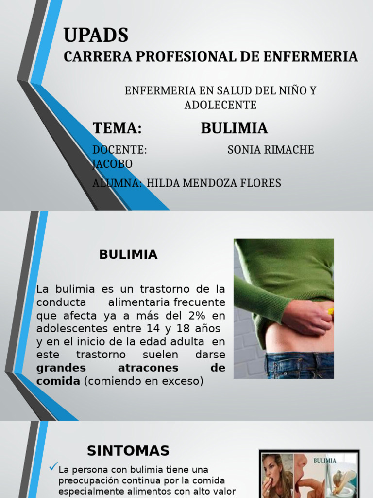 Bulimia: Causas, Síntomas y Prevención | PDF | Bulimia nerviosa ...