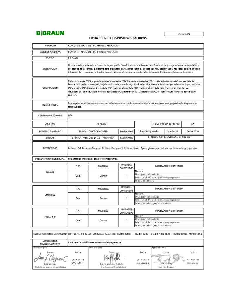 F.T Set Jeringa Perfusor 10 ML Con Linea | PDF