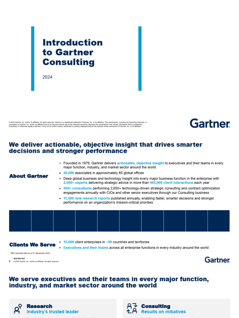 Gartner | PDF | Consultant | Artificial Intelligence