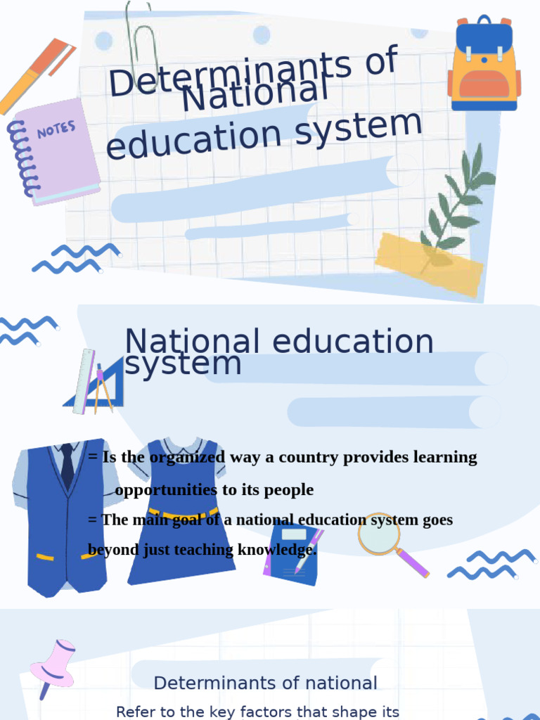 Determinats of National Educ. System Edd Report | PDF | Social Psychology | Liberal Arts Education