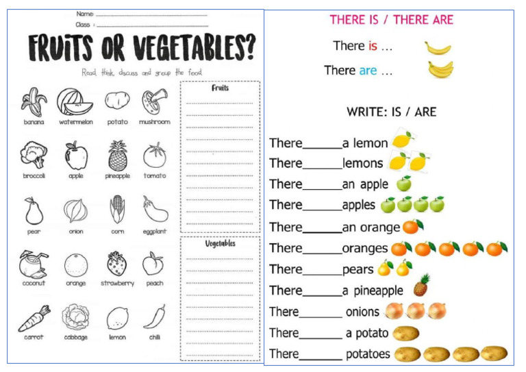 Fruits and Vegetables 2nd Grade | PDF