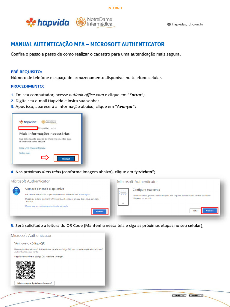 Manual Autenticacao Mfa Email App | PDF