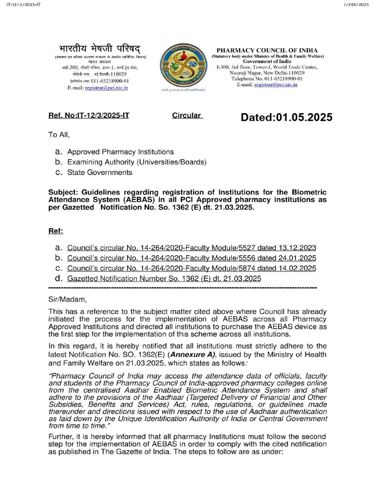 Aebas Circular 01.05.2025 1 - Compressed | PDF | Computing