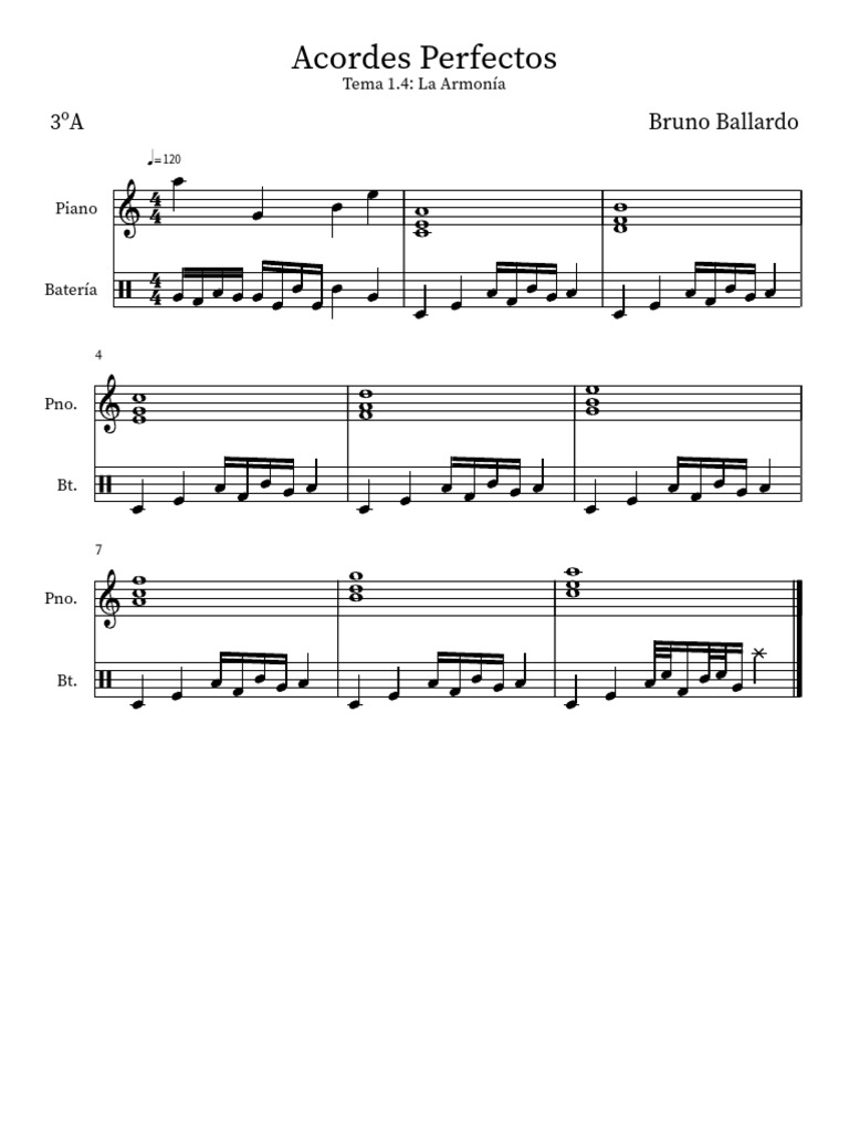 Acordes Perfectos | PDF