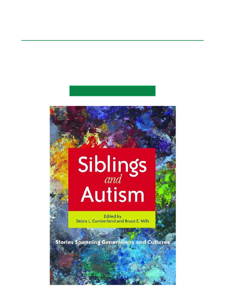 Siblings and Autism Stories Spanning Generations and Cultures Multiformat Download | PDF ...