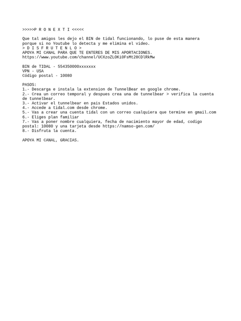 SIGUE LOS Pasos (Bin Tidal El Mero Mero) | PDF