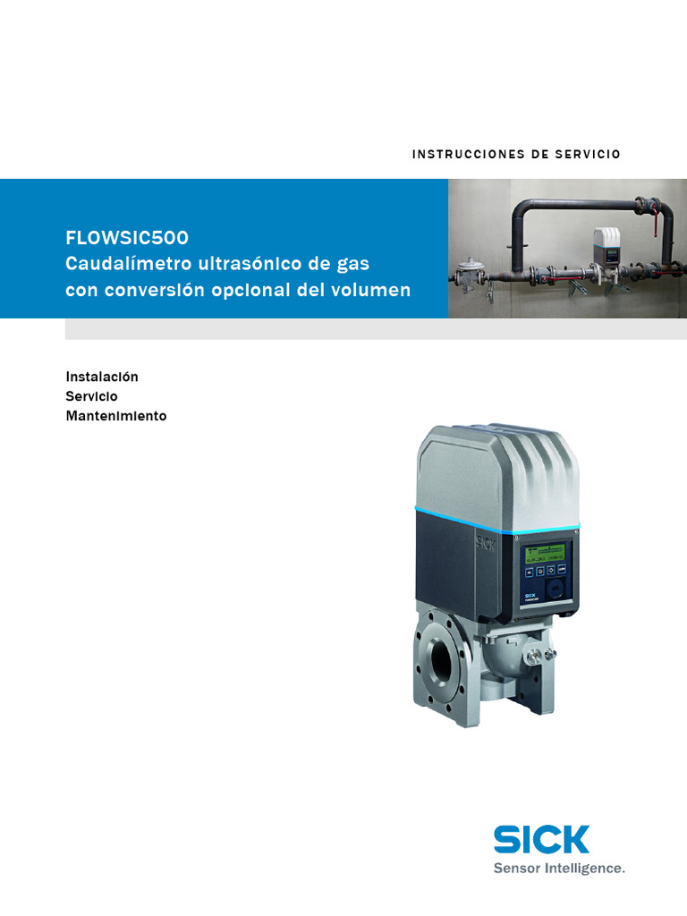 Instalación Servicio Mtto Flowsic500 | PDF | Gases
