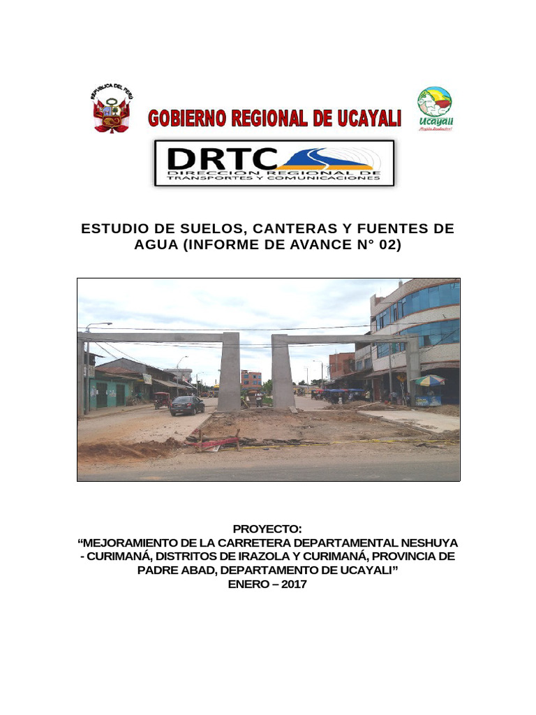 Informe 2 Neshuya Suelos Pavimentos - v6 10.06.17 | PDF | La carretera