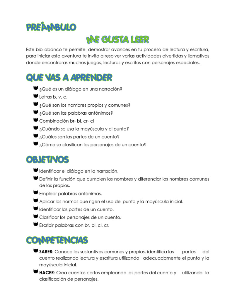 CPP Pensar 1º Piii Lenguaje M | PDF | Cuentos | Escritura