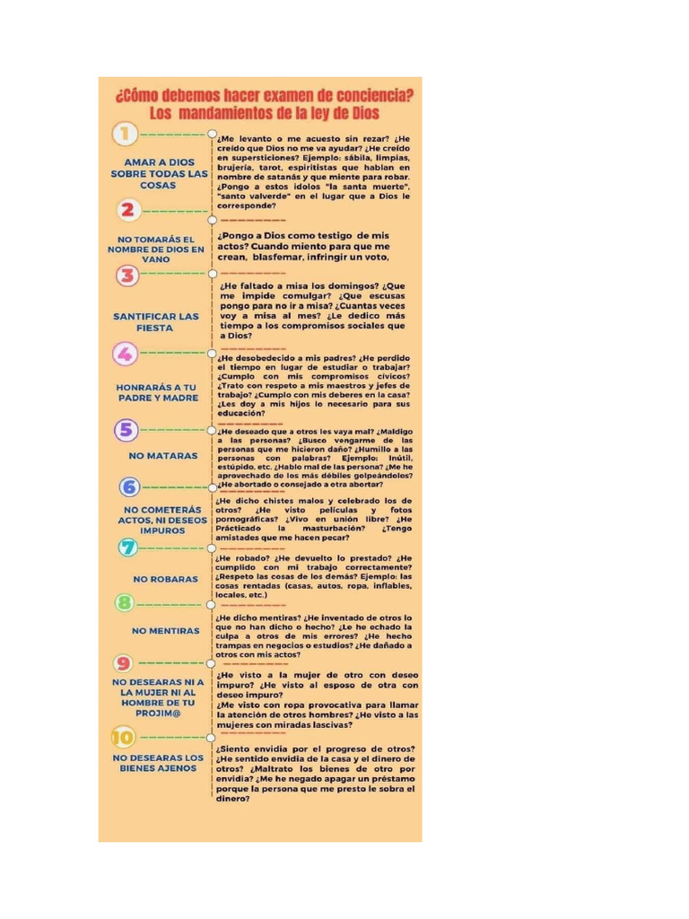 Examen de Conciencia CEMA | PDF