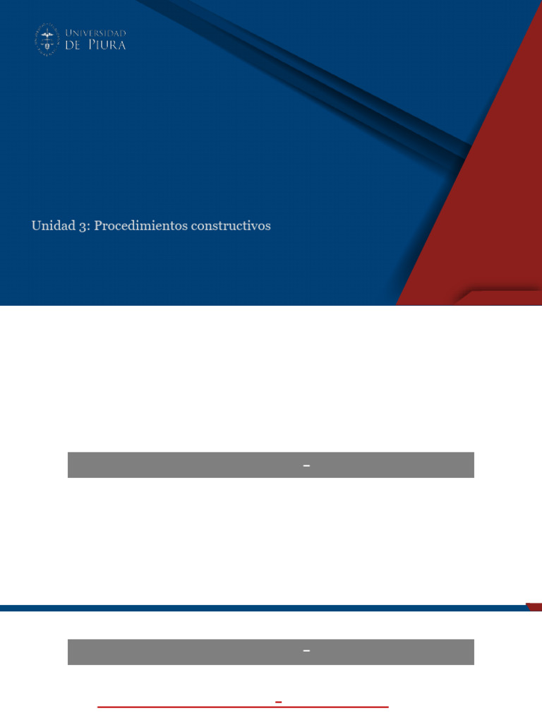 Unidad 3 - Procedimientos Constructivos | PDF | Albañilería | Hormigón