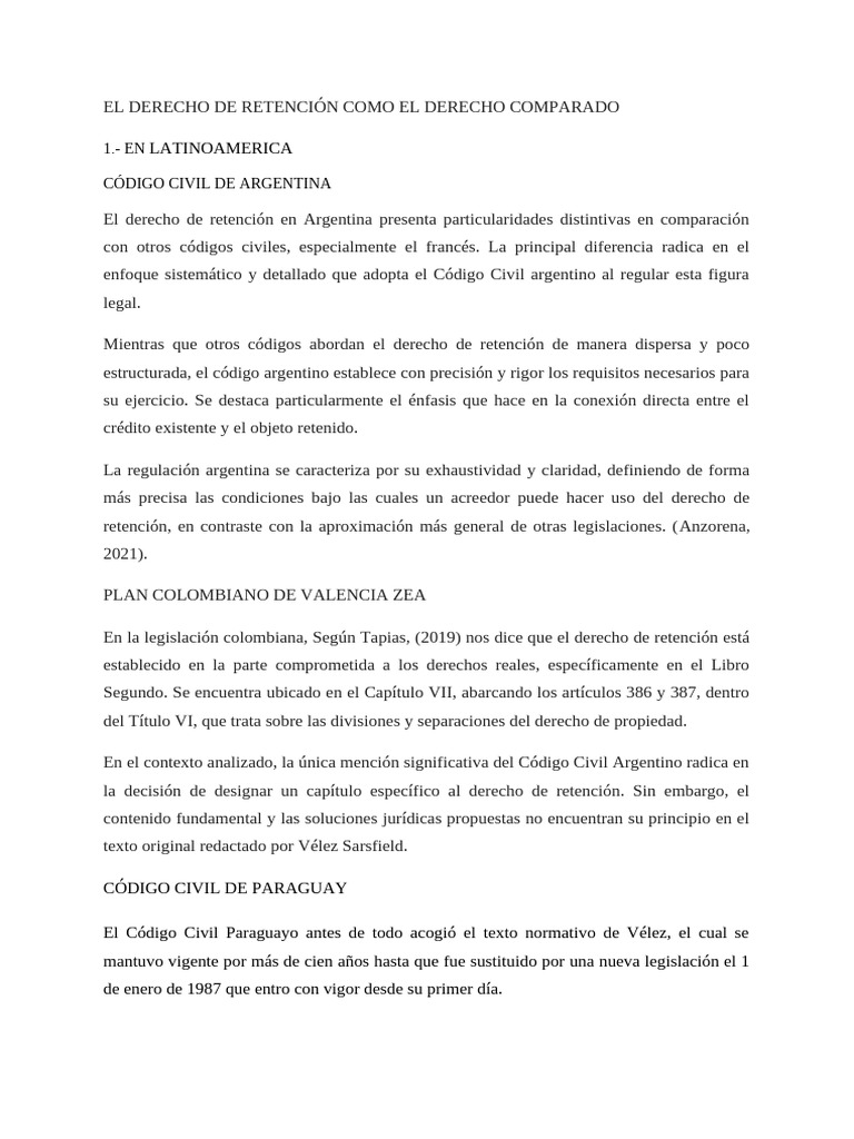 Derecho de Retencion - Yanali | PDF | Justicia | Crimen y violencia
