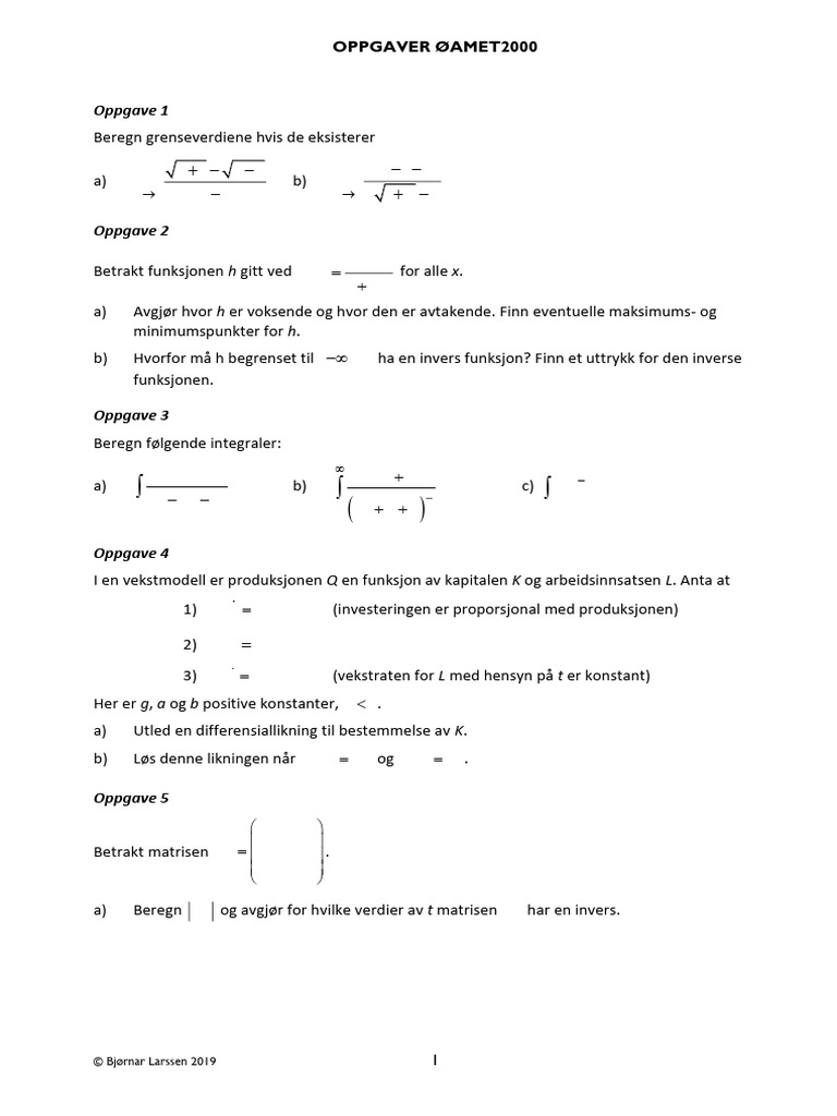Oppgavesamling H20 | PDF