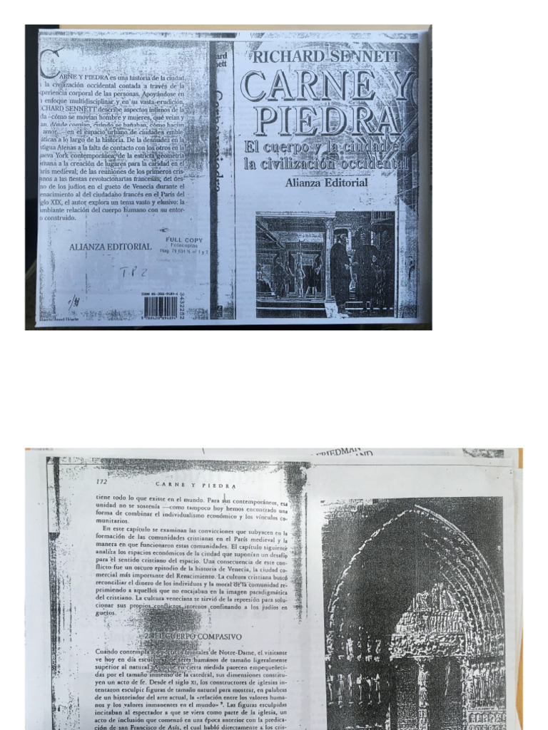 Sennet - El Cuerpo Compasivo - Carne y Piedra | PDF