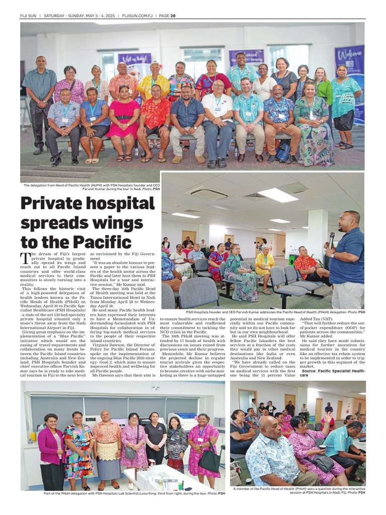 PSH Hospitals spreads wings in the Pacific | PDF | Economies
