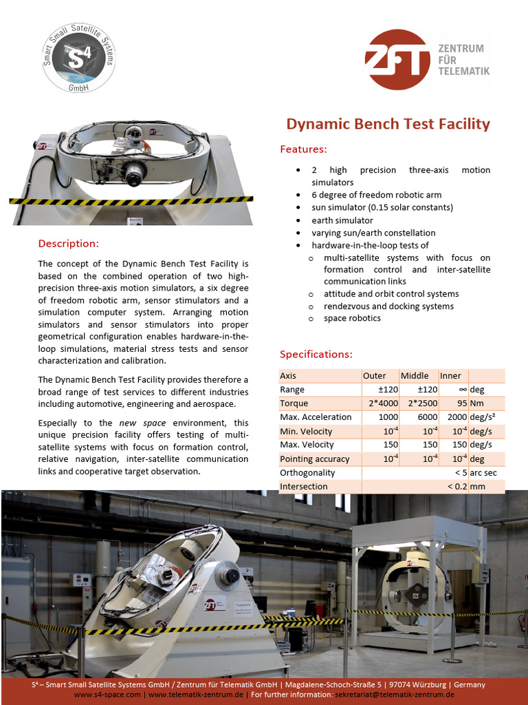 Dynamic Bench Test Facility Overview | PDF | Simulation | Astronomy