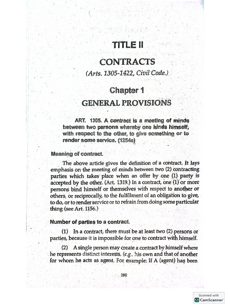 Pages 280-303 Contracts | PDF