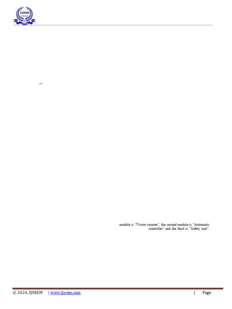 Automated Energy Saving And Safety System Using Microcontroller Pdf Microcontroller Sensor