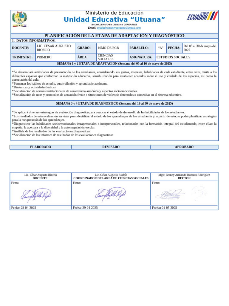 10mo Egb Eess | PDF | Aprendizaje