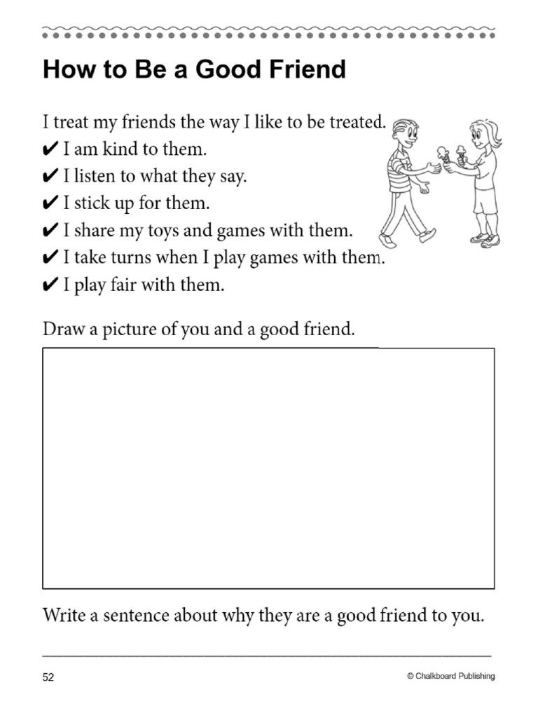 How To Be A Good Friend | PDF