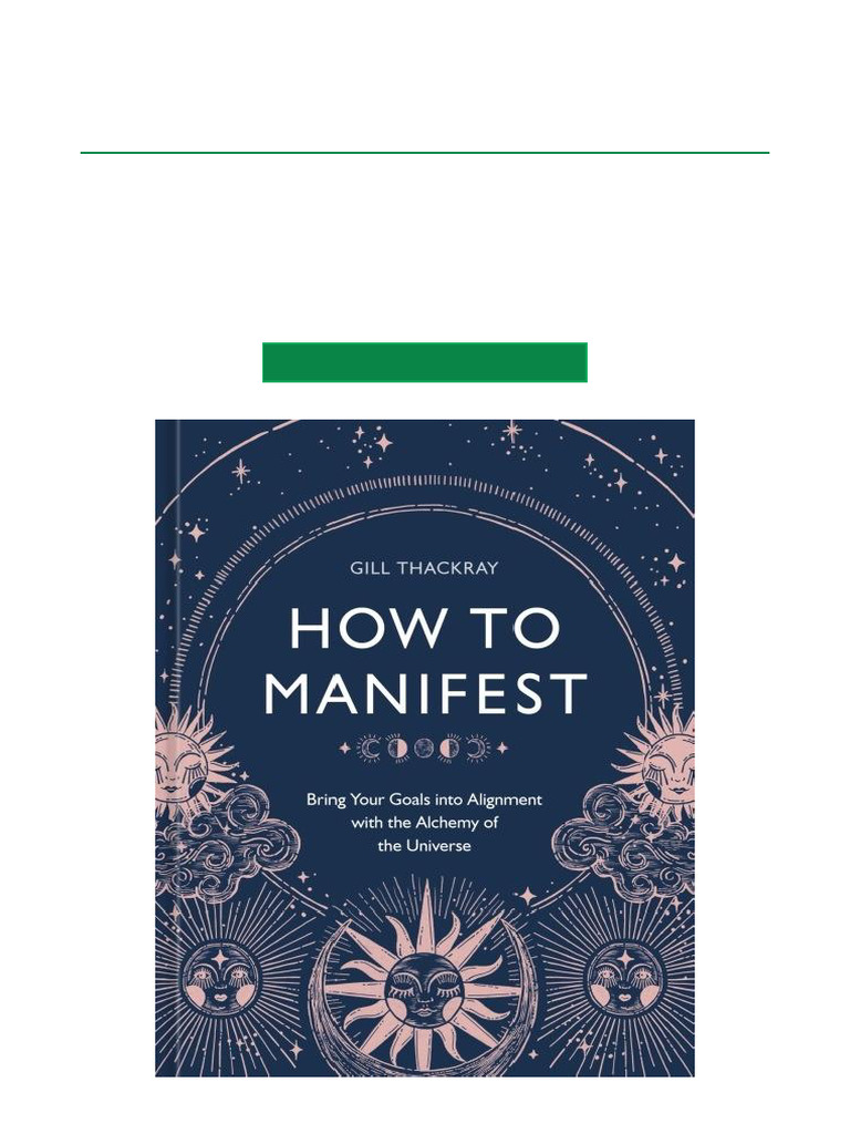 Manifesting Your Goals Effectively | PDF | Law Of Attraction (New ...