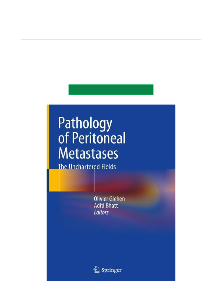 Pathology of Peritoneal Metastases Guide | PDF | Cell Adhesion | Metastasis