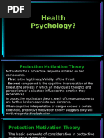 Protection Motivation Theory | PDF | Psychology | Behavioural Sciences