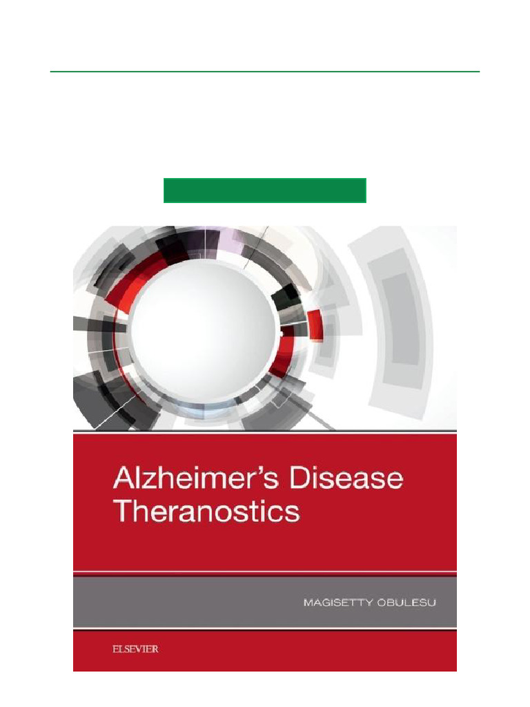 Alzheimers Disease Theranostics Complete EPUB Ebook | PDF | Alzheimer's ...