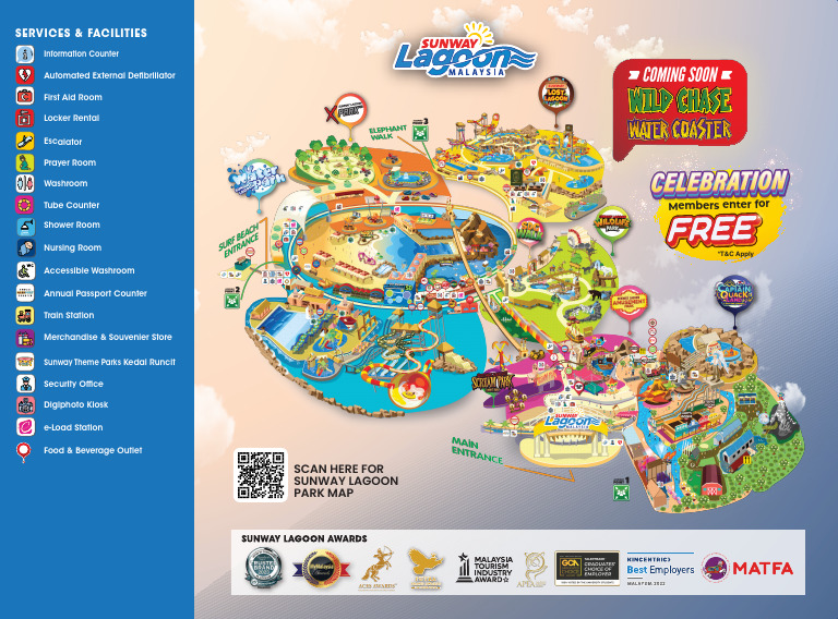 2025 Map Sunway Lagoon Park Map Web | PDF