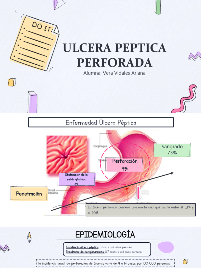 Ulcera Peptica Perforada | PDF | Abdomen | Medicina CLINICA