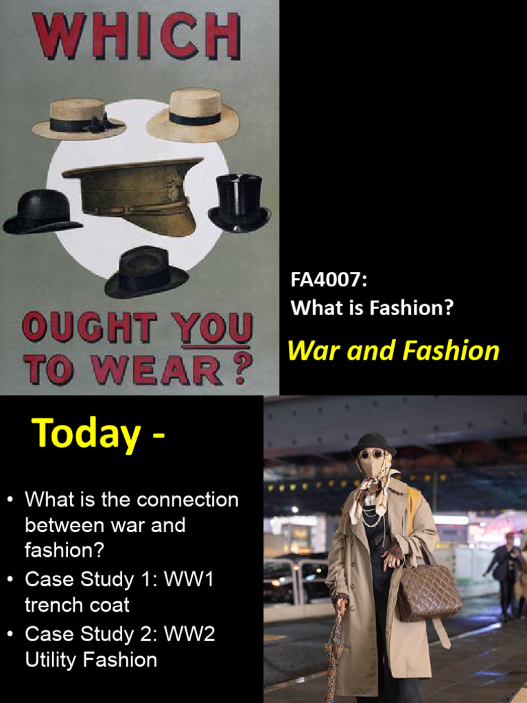 FA4007 Fashion During and After War | PDF | Dress | Clothing
