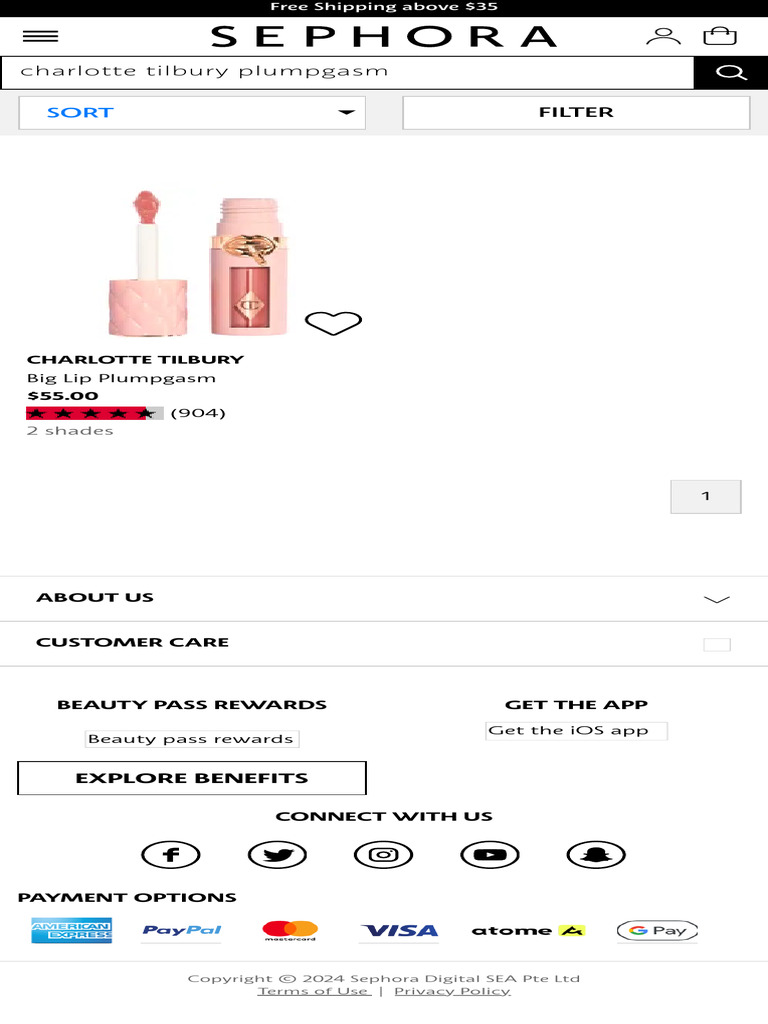 Search Sephora Singapore | PDF