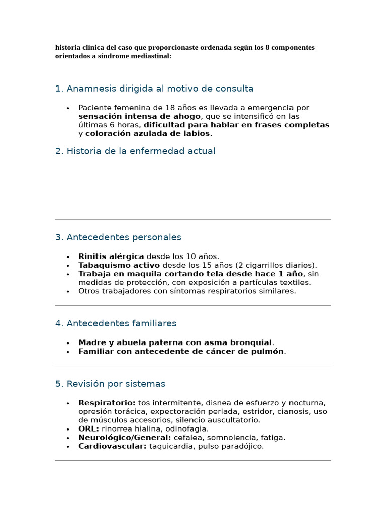 Expectoración perlada en asma grave | PDF | Asma | Enfermedades ...