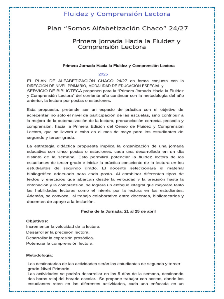 Fluidez y Comprensión Lectora Segundo grado | PDF | Comprensión lectora ...