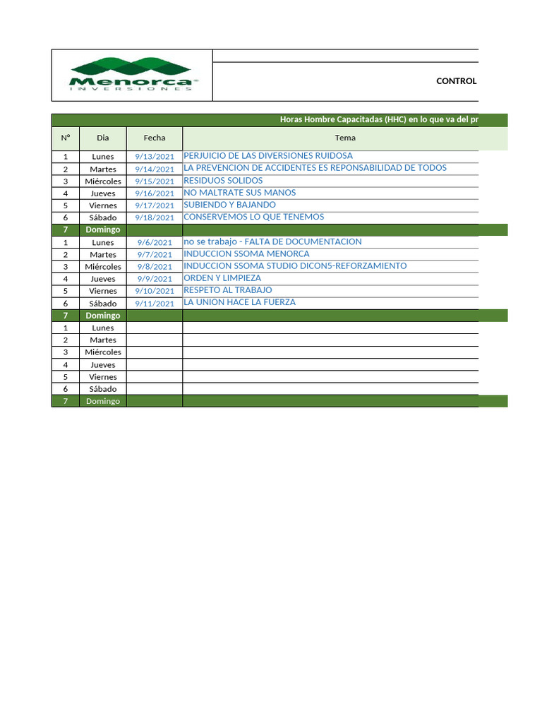 Informe SSOMA (Contratista) | PDF | Materiales | Sector secundario de la economía