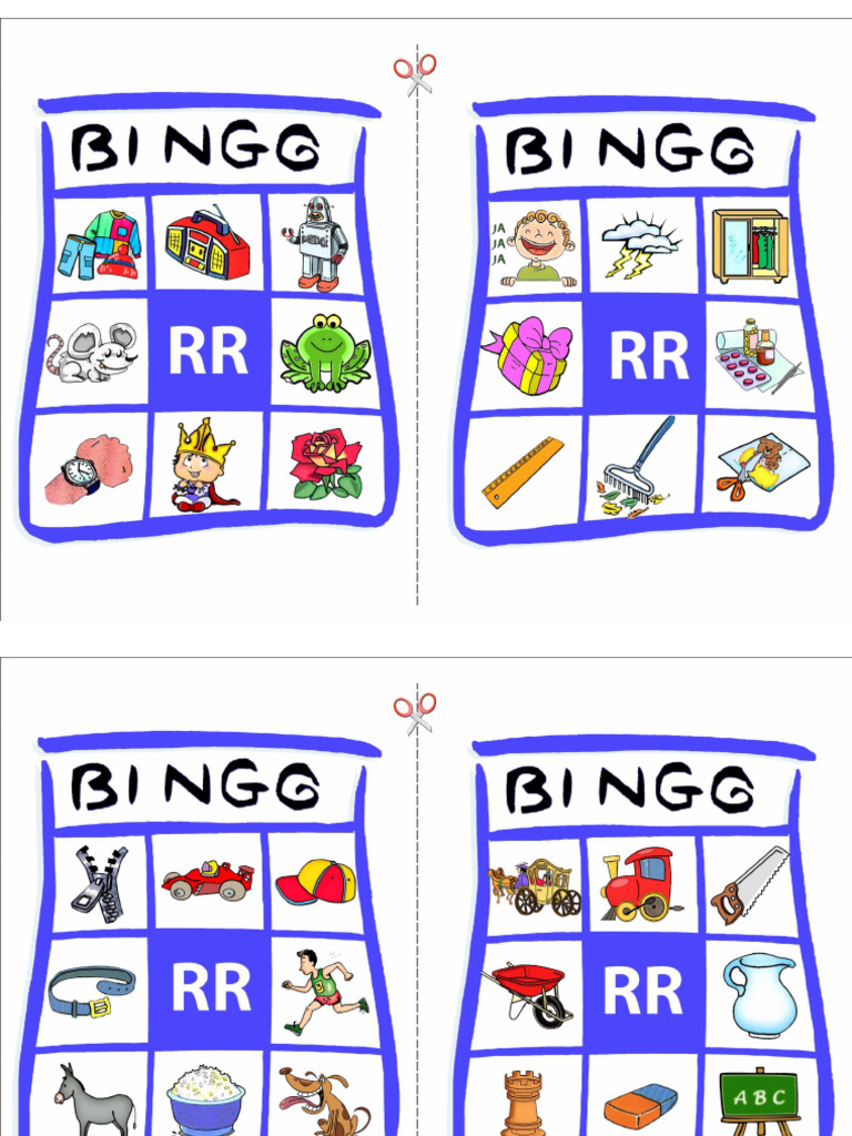 1- Juego Bingo Rr | PDF