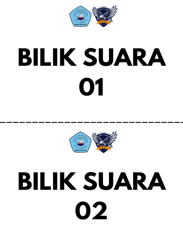 Bilik Suara 01 | PDF